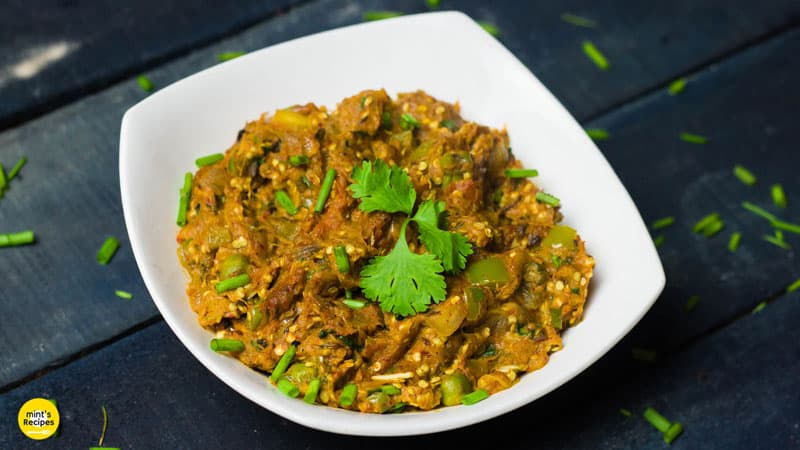 Baingan Ka Bharta | Indian Sabzi Recipe - Mints Recipes