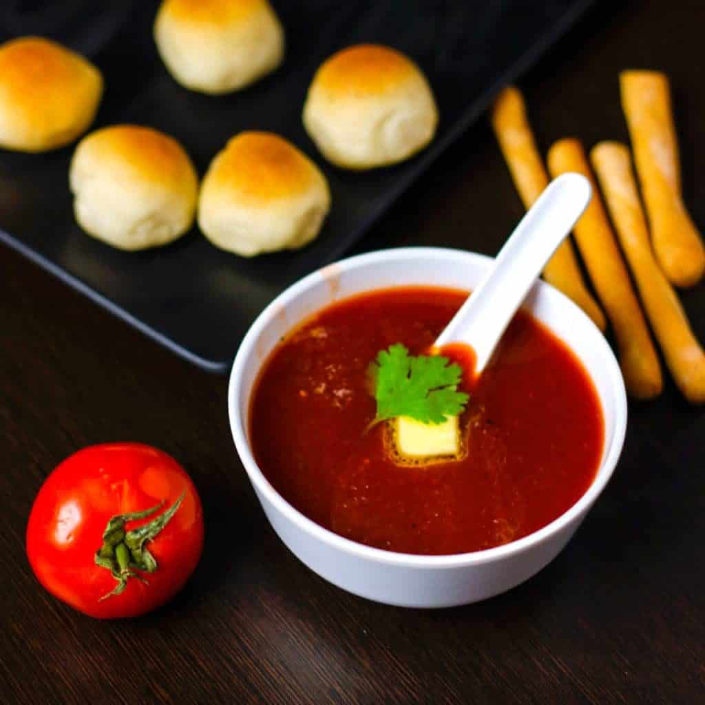 Instant Tomato Soup | Bachelor Recipes - Mints Recipes