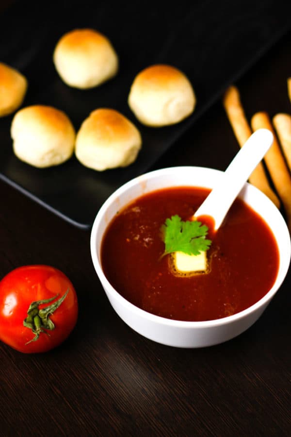 Instant Tomato Soup | Bachelor Recipes - Mints Recipes