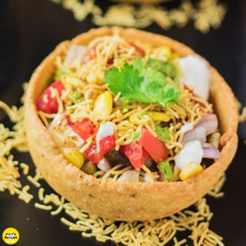 Katori Chaat | Evening Snacks Recipe - Mints Recipes