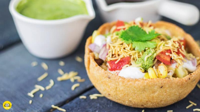 Katori Chaat | Evening Snacks Recipe - Mints Recipes