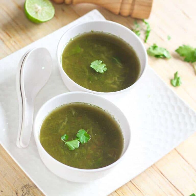 Lemon Coriander Soup Recipe with Video Tutorial to Make it at Home