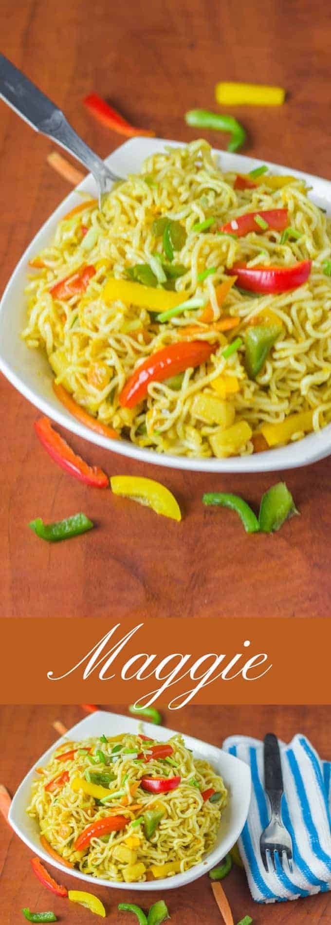 Maggi Noodles in Magic Masala Style - Indian Snacks Recipes