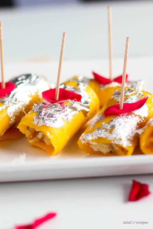 How to make Mango Cheese Roll Dessert Recipe - Mints Recipes