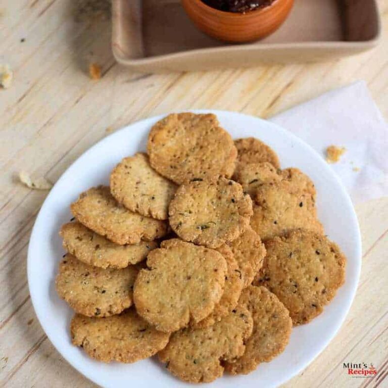 Crispy Methi Mathri Recipe - Indian Snacks Recipe - Mints Recipes