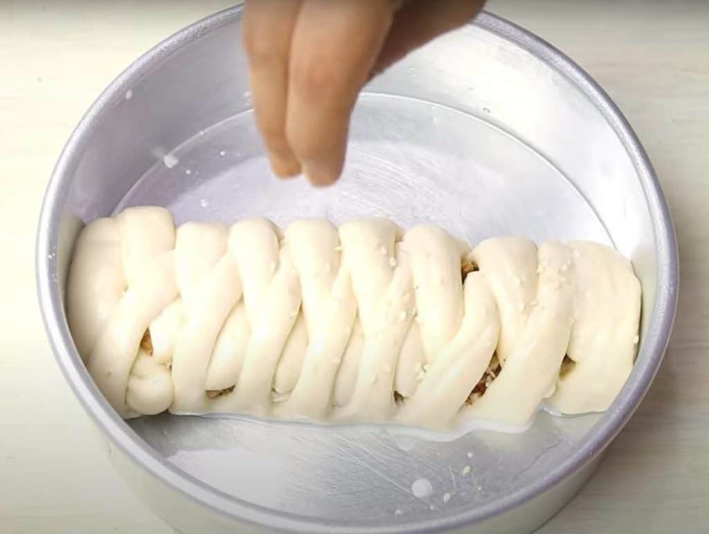 Homemade Stuffed Braided Bread - Mints Recipes